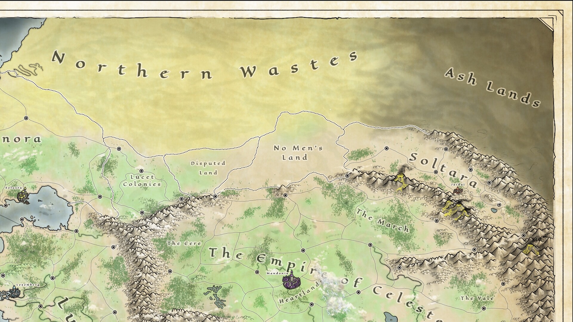 James Nalepa - Another fantasy map commission