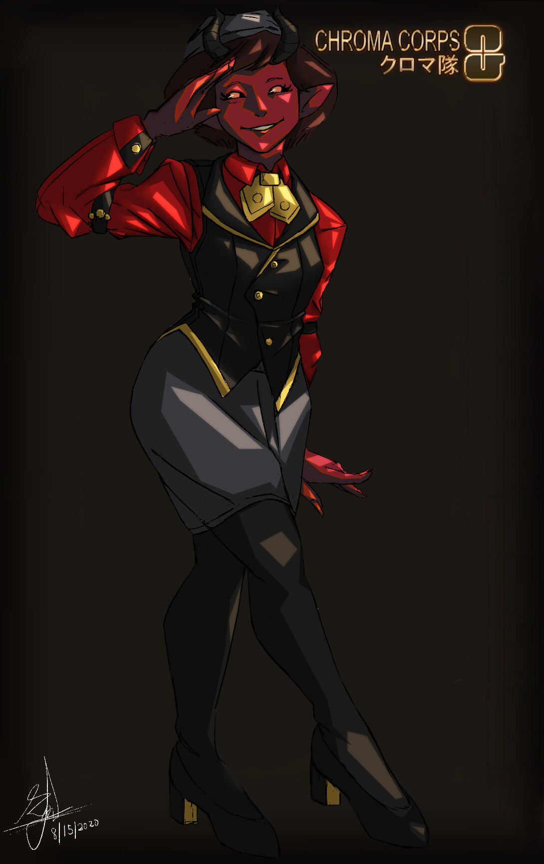 ArtStation - Chroma Corps Uniform Design