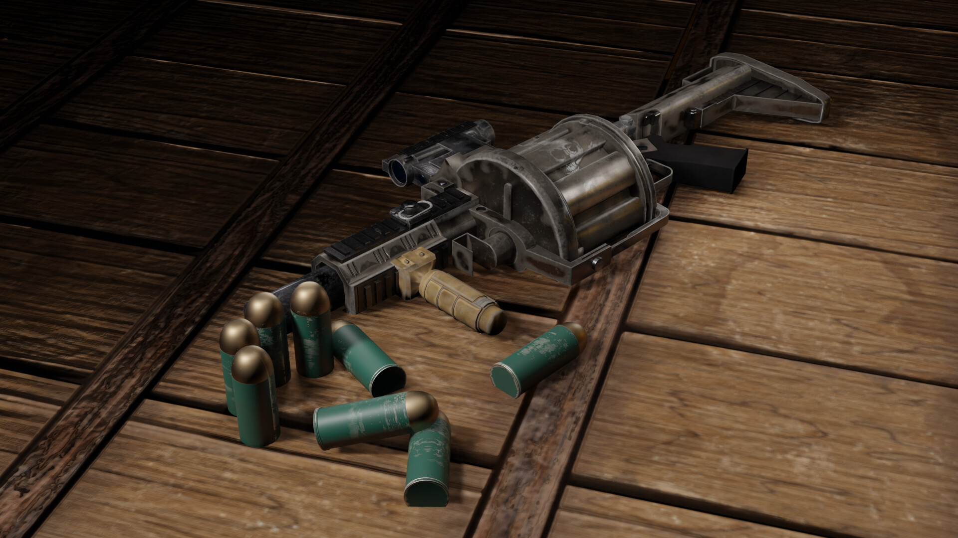 ArtStation - Grenade launcher