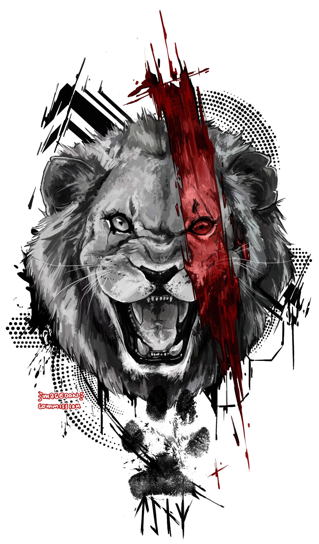 ArtStation - trash polka commission