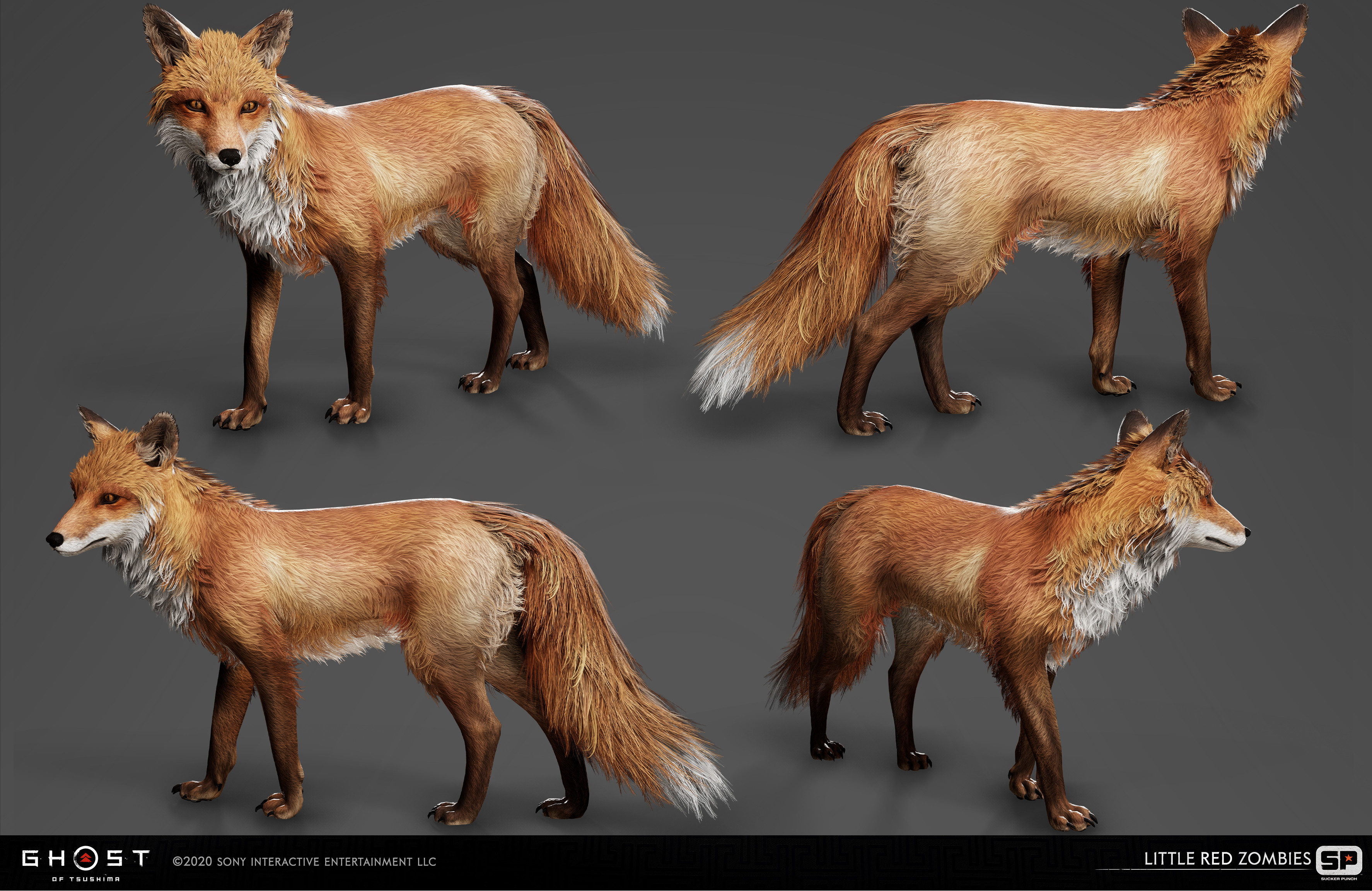 LITTLE RED ZOMBIES - GHOST OF TSUSHIMA - ANIMALS