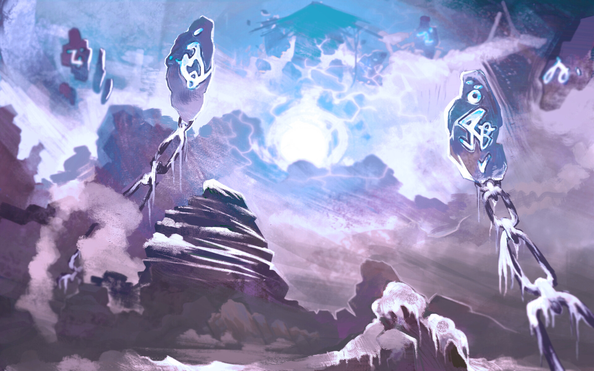 ArtStation - Chained runes