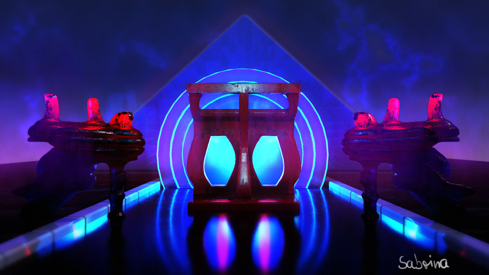 ArtStation - For Sabrina Gate to another World...