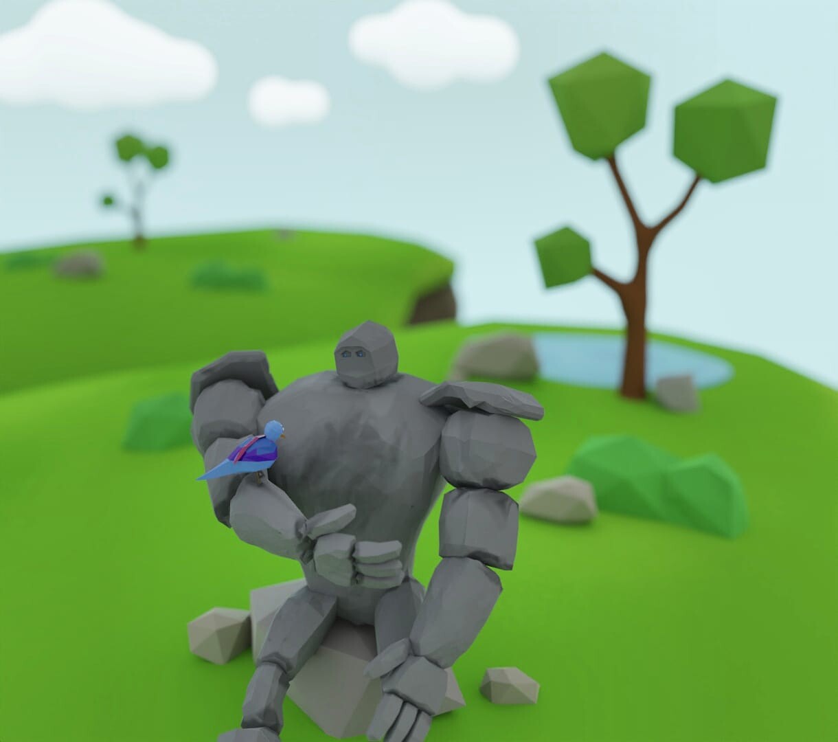 ArtStation - Golem in Love