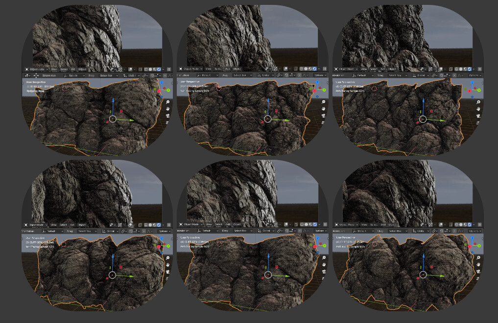 ArtStation - My Procedural Cliff Generator for Blender