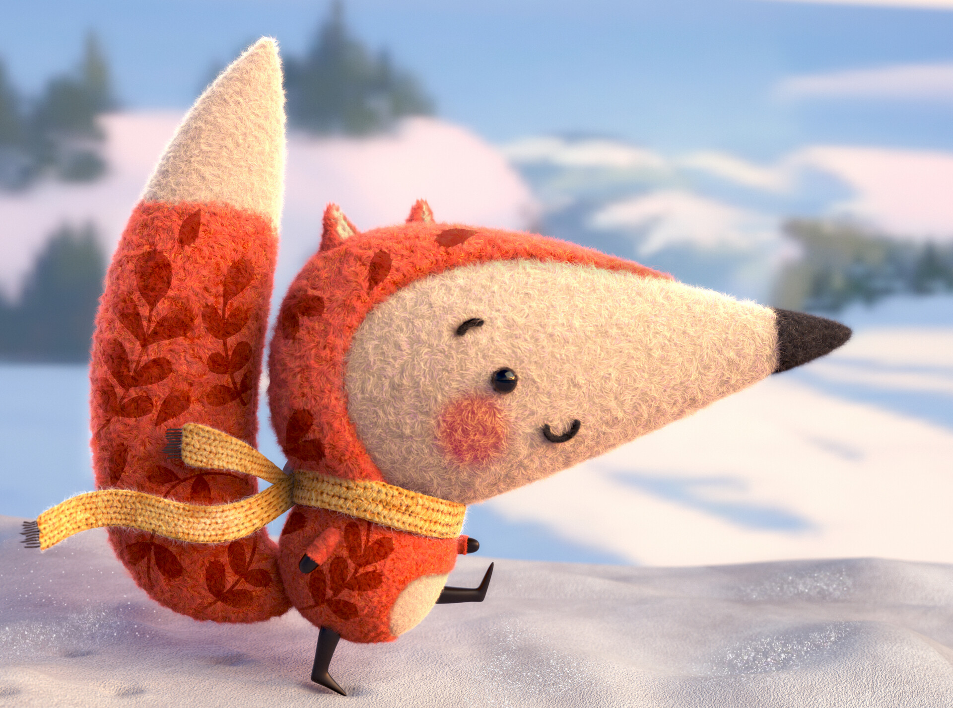 ArtStation - Marching in snow