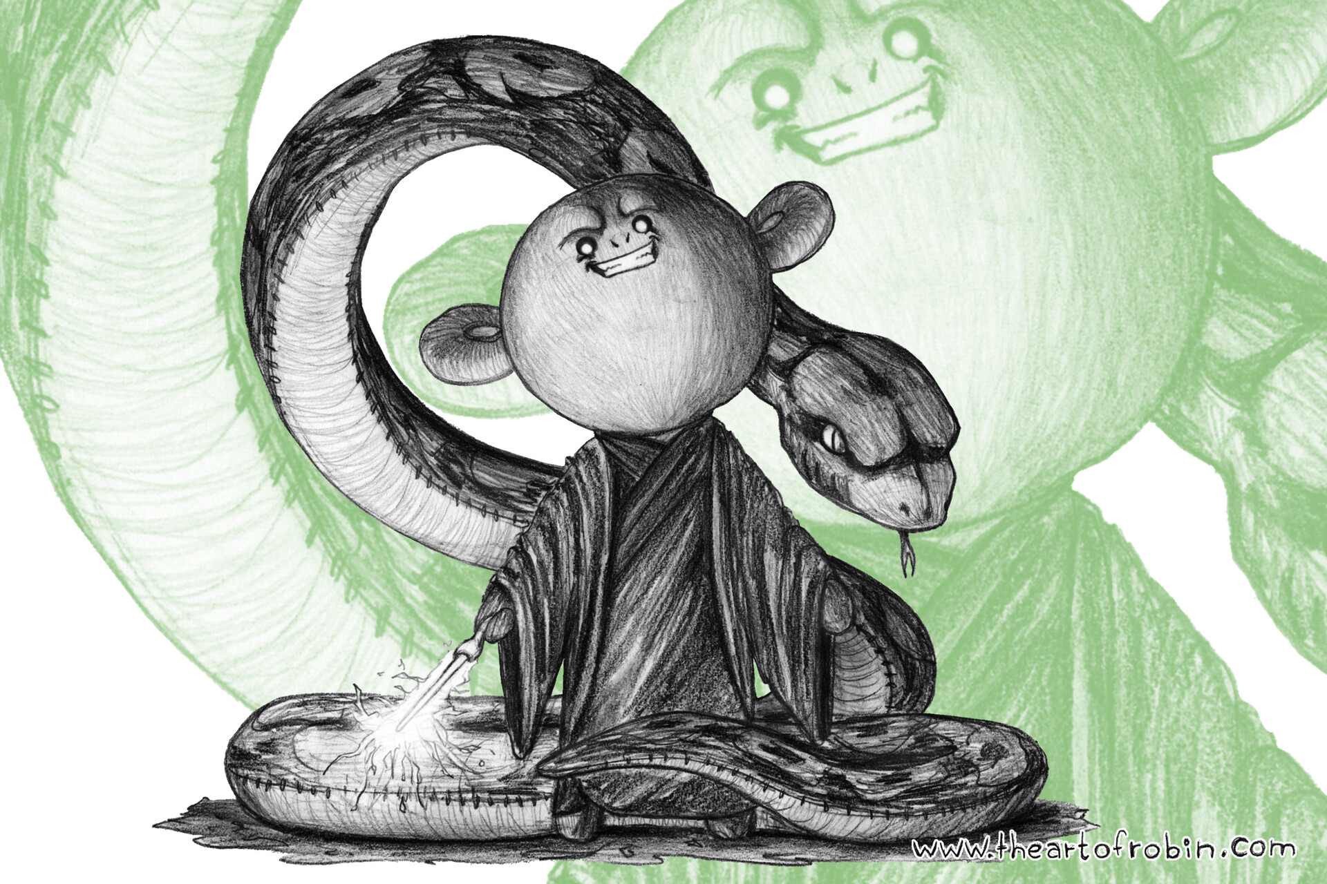 Nagini Harry Potter Drawing