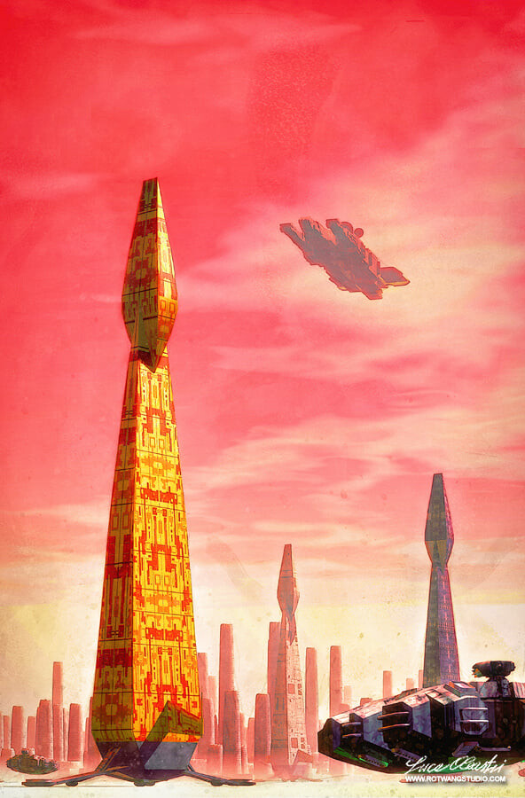 ArtStation - Reach for the Stars (tribute to Peter Elson)