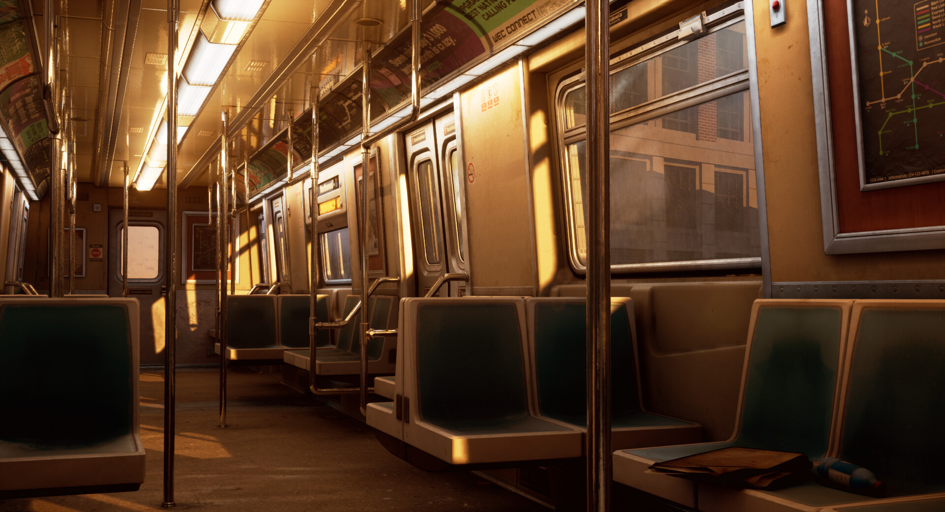 ArtStation - Subway Relighting