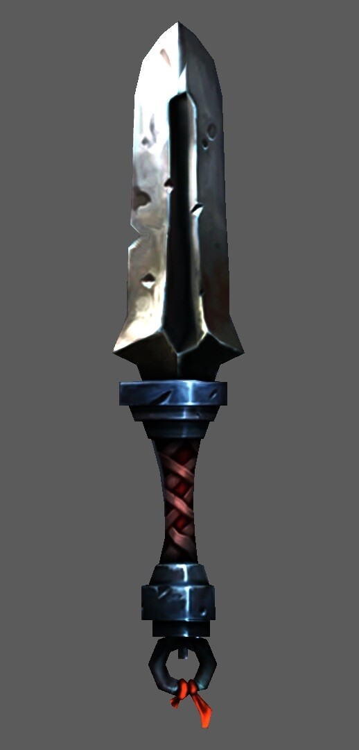 ArtStation - Modeling/Skinning : Dagger (MAYA) 3D
