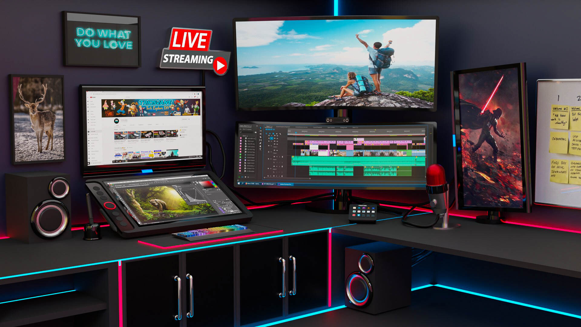 3d artist computer setup