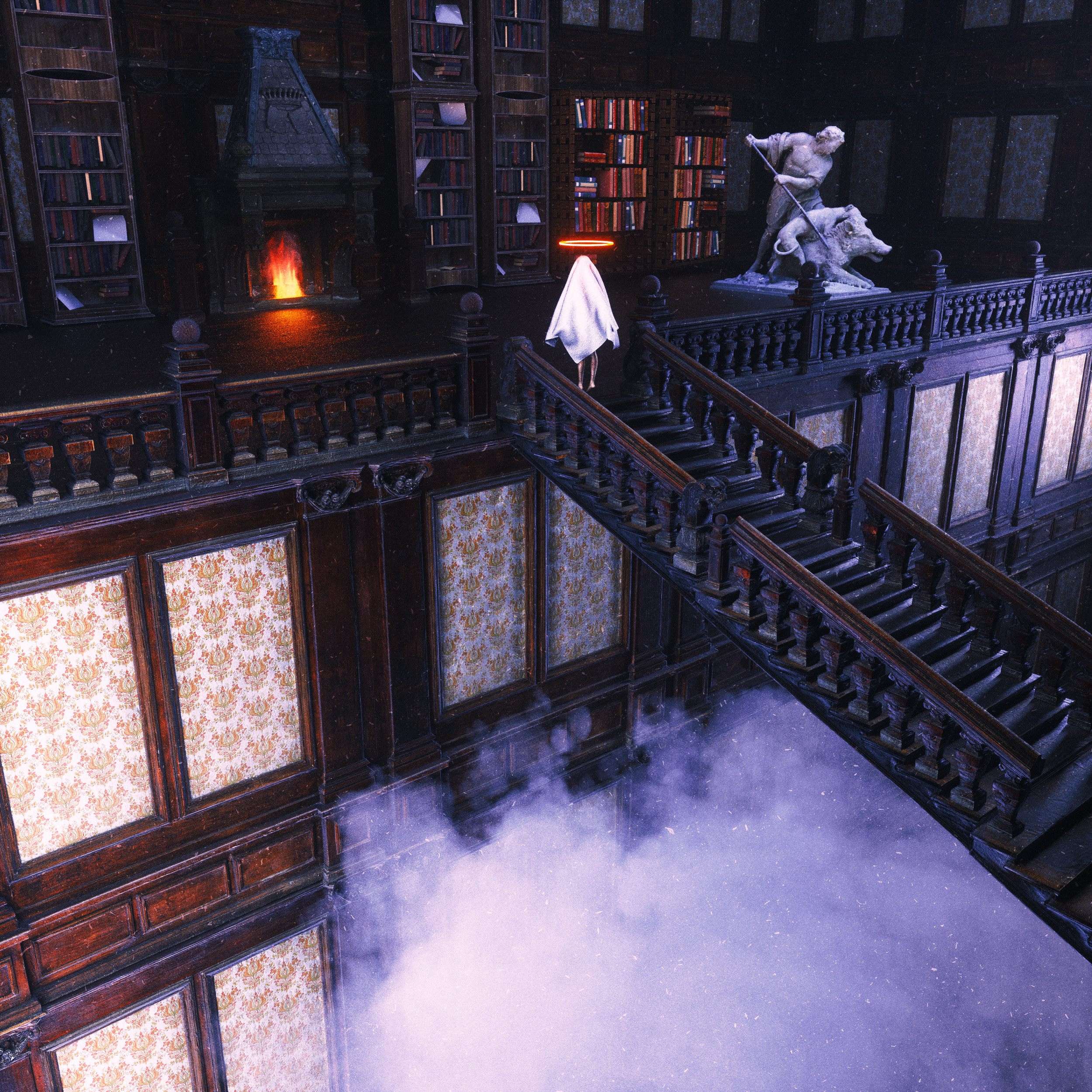 "The Godfather - Basement" by Richard Wright : ImaginaryInteriors