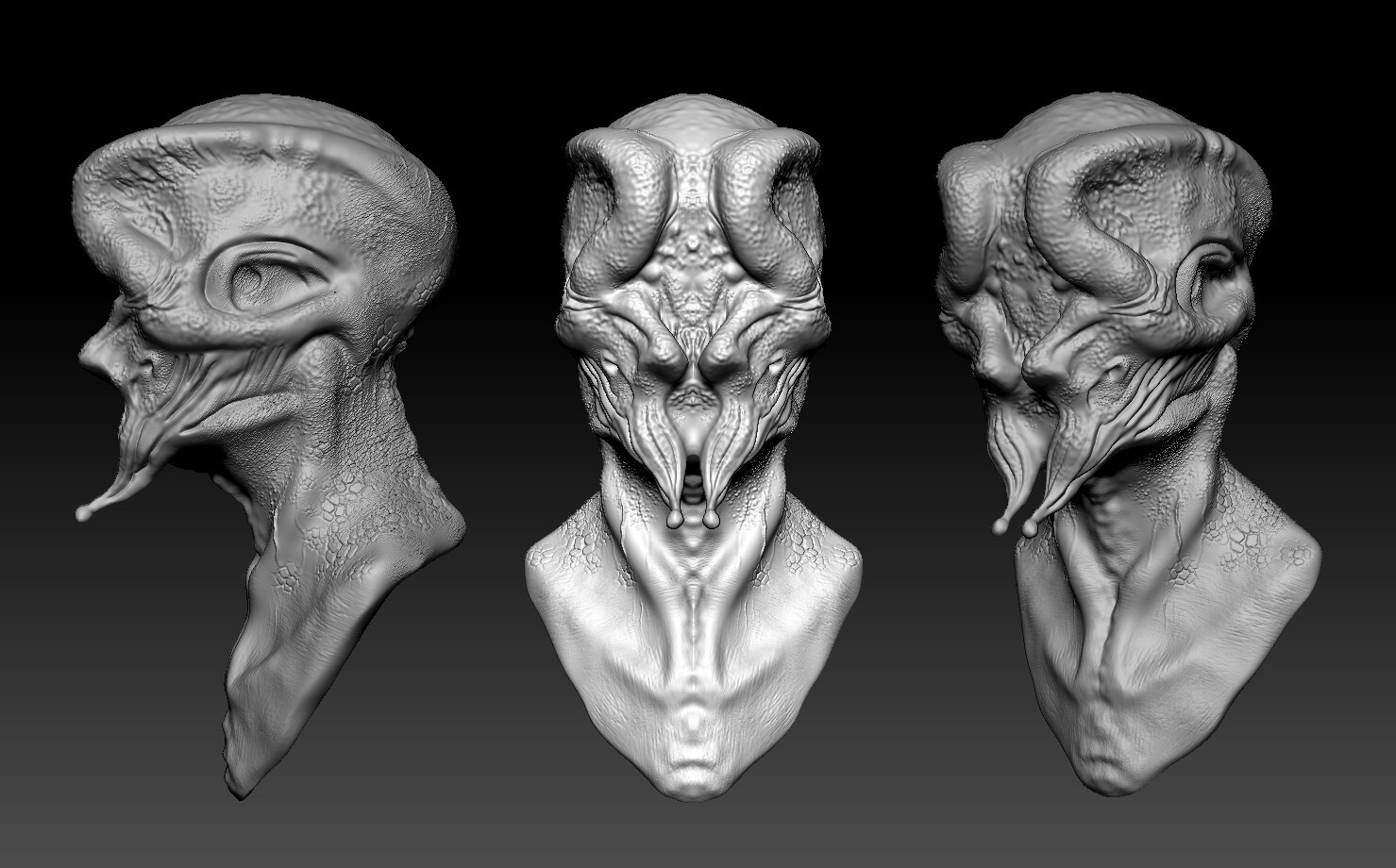 ArtStation - Creature Face