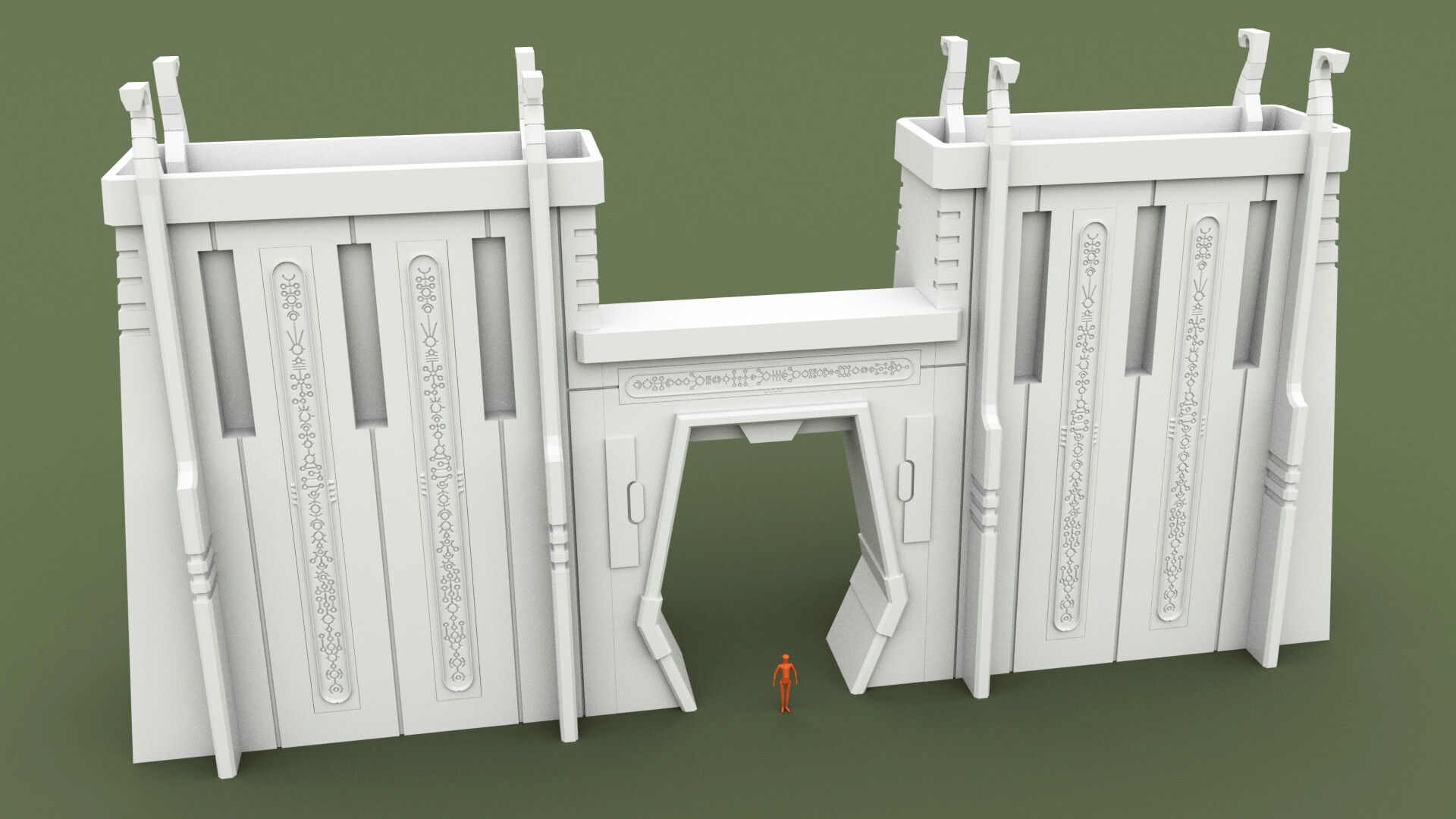 Sean H Bullough - 3D Printable Necron Tomb Complex