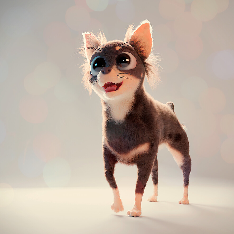 ArtStation - Little Bear (Dog)