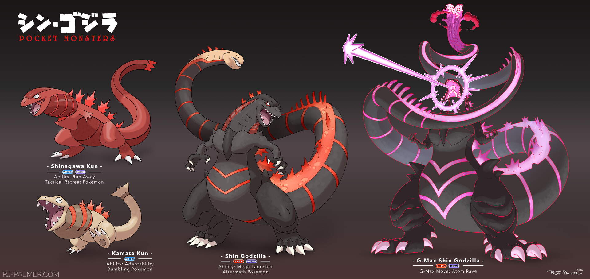 RJ Palmer - Pokemon x Shin Godzilla