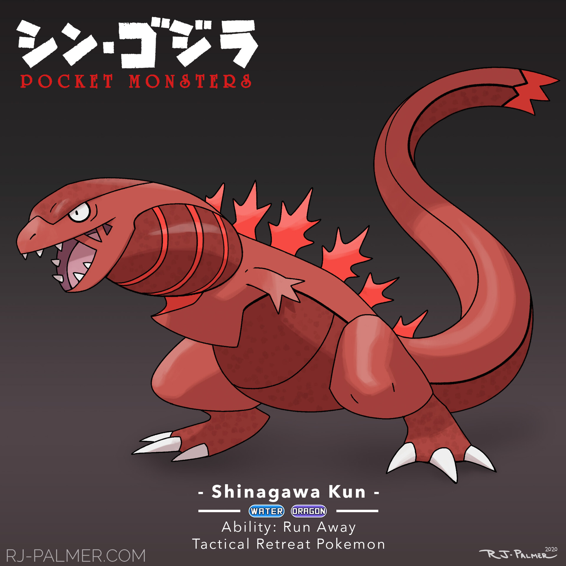 Godzilla Looking Pokemon