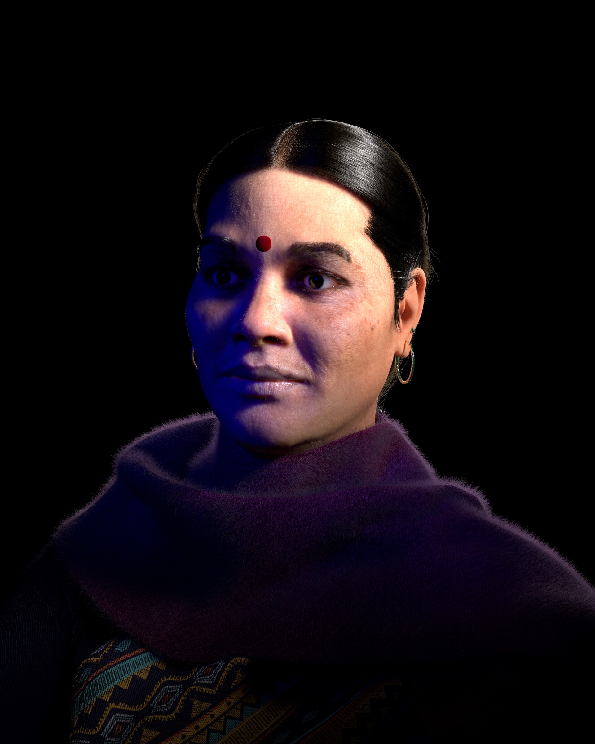 ArtStation - 3D Portrait of Meena