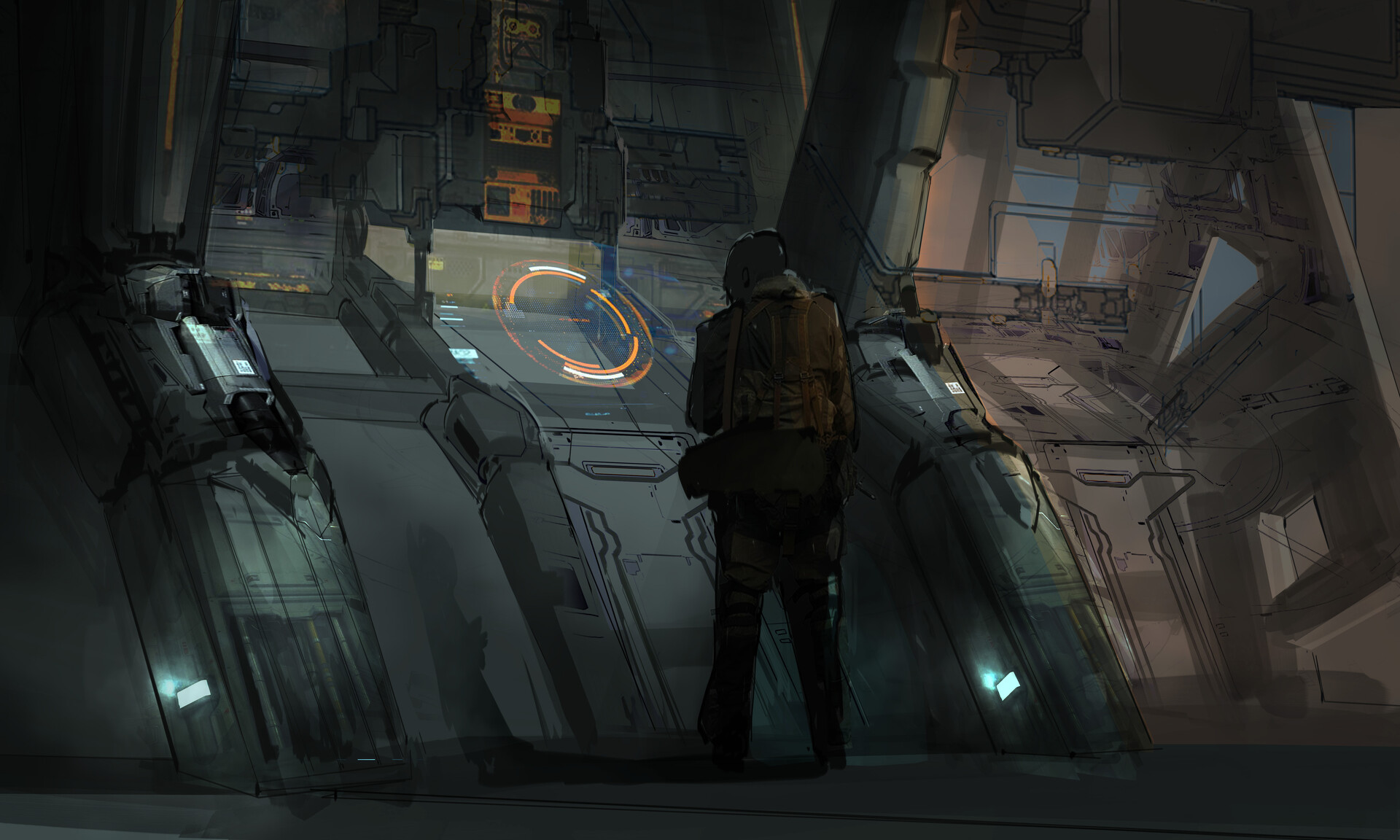 ArtStation - bed room entrance