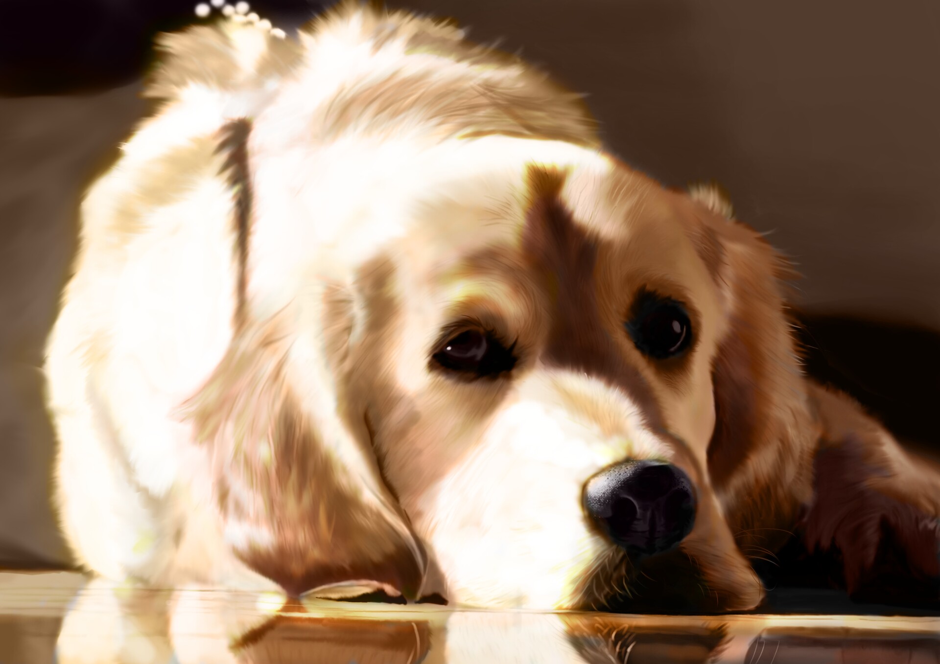 ArtStation - Golden Labrador