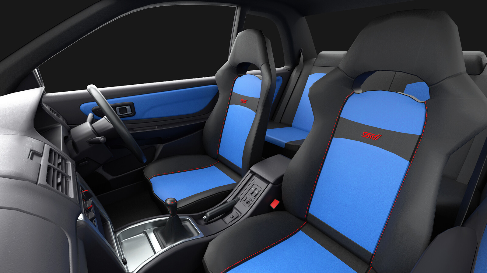 Adrian Baboi - Subaru Impreza 22B STI - Interior