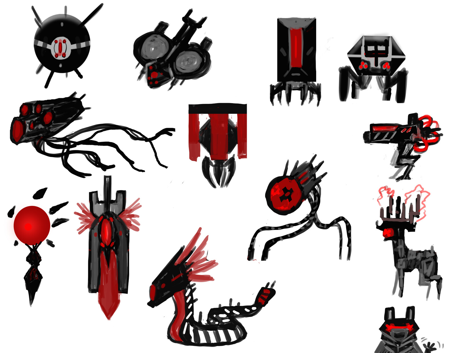 Marcus Gray - Enemy Design