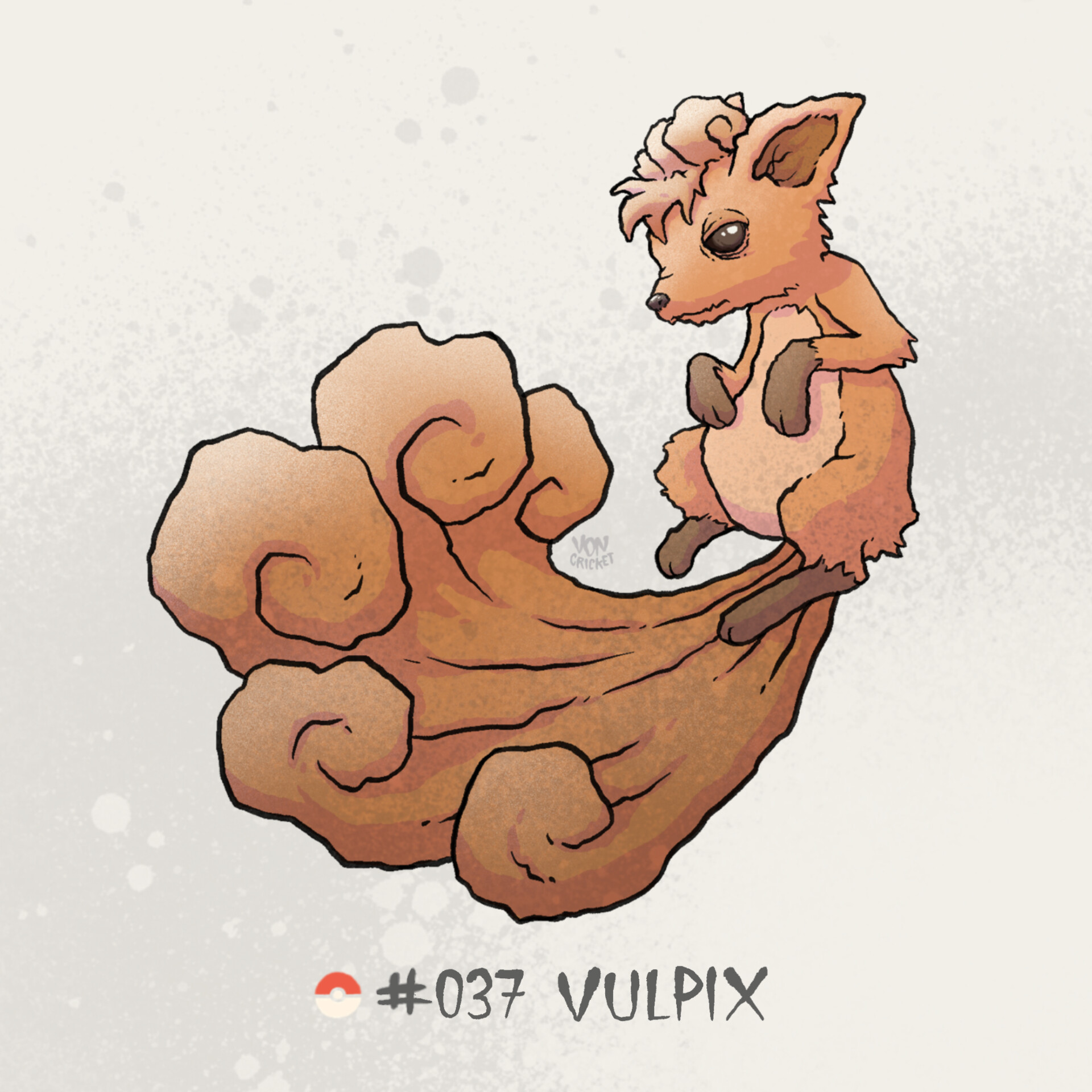 ArtStation - #037 Vulpix