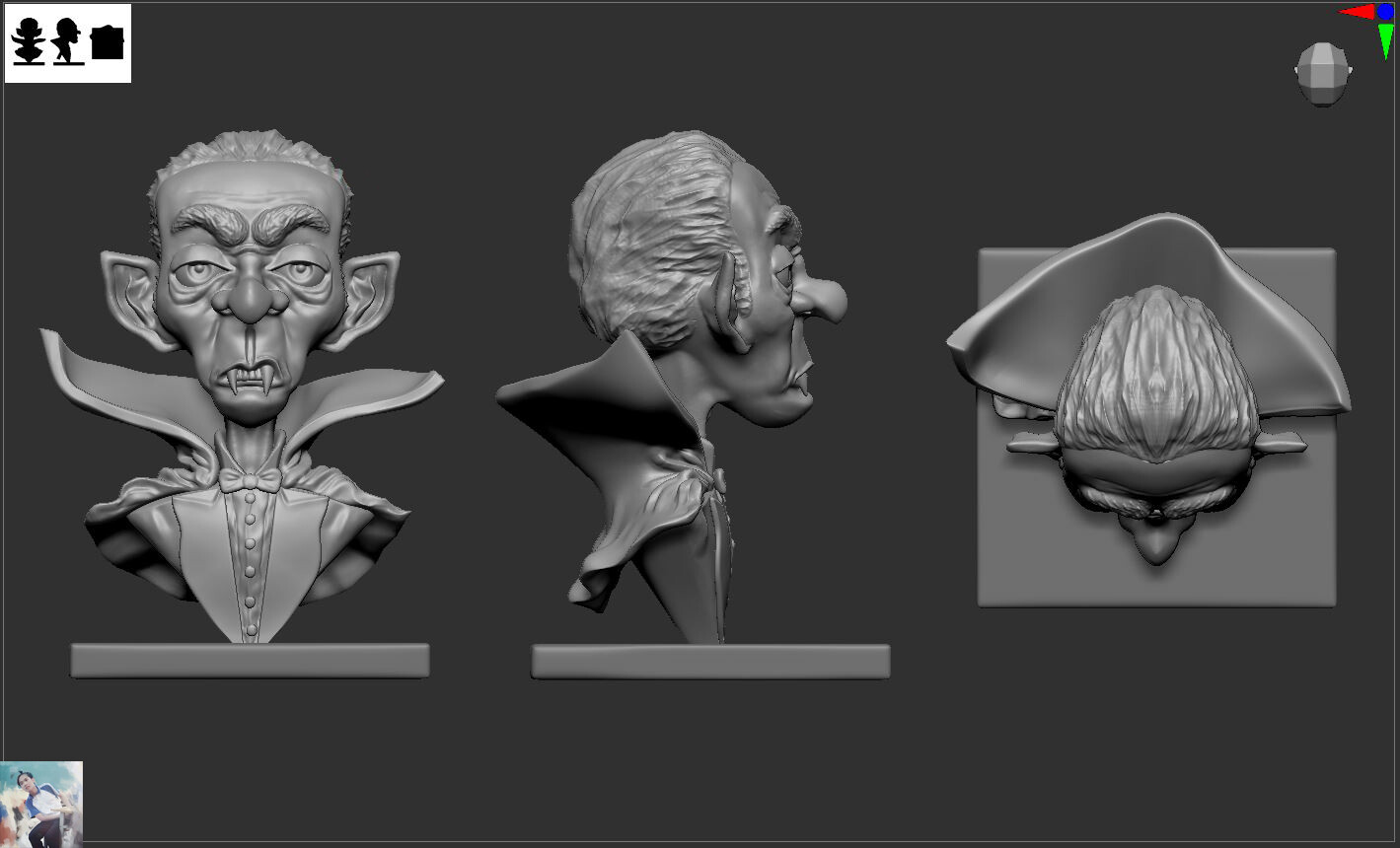 ArtStation - Dracula( Cartoon 3D)