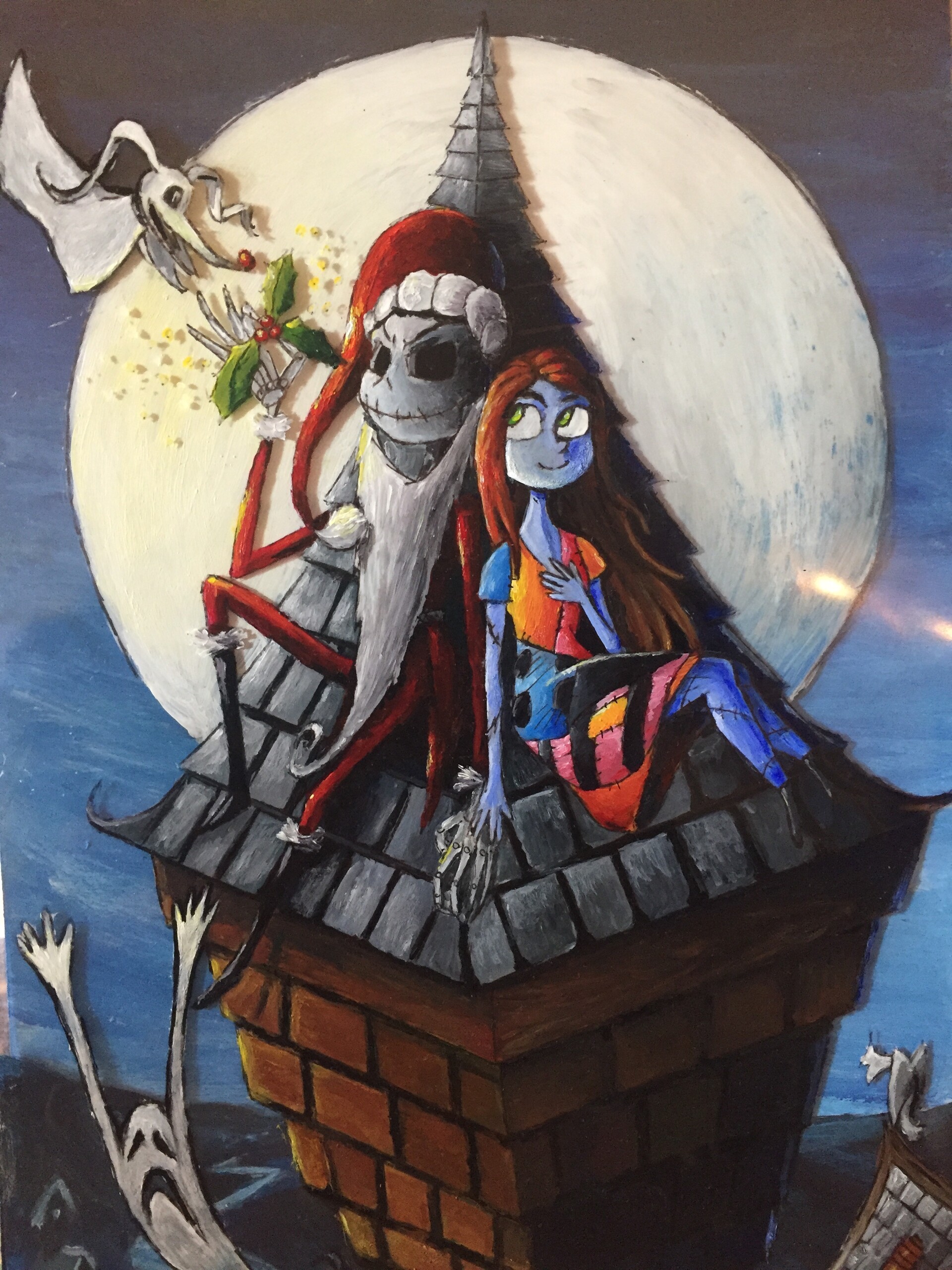 ArtStation - Traditional cel paintings, inspired by classic films