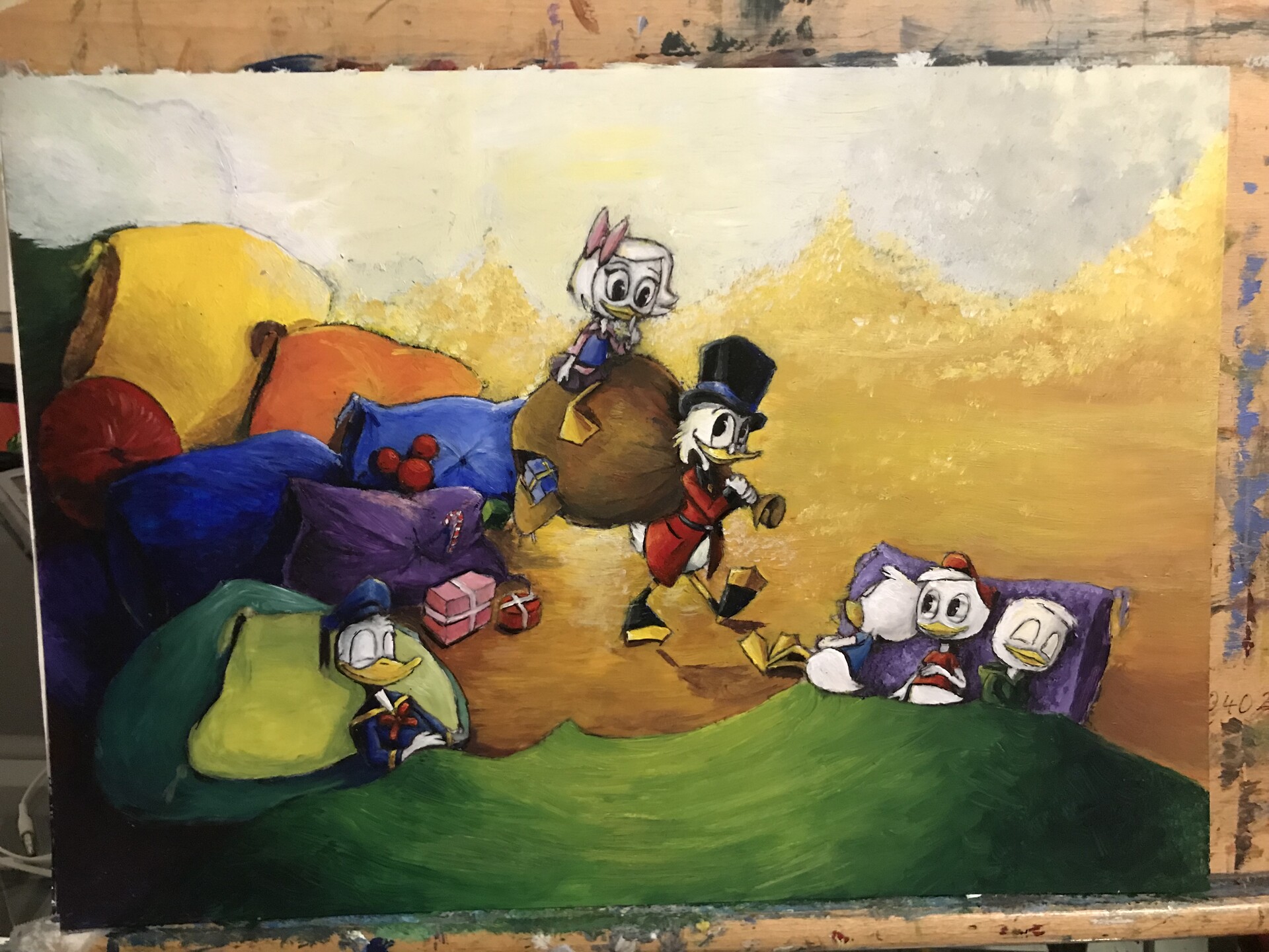 Adrian Mcgillivray - Traditional cel paintings, inspired by classic films