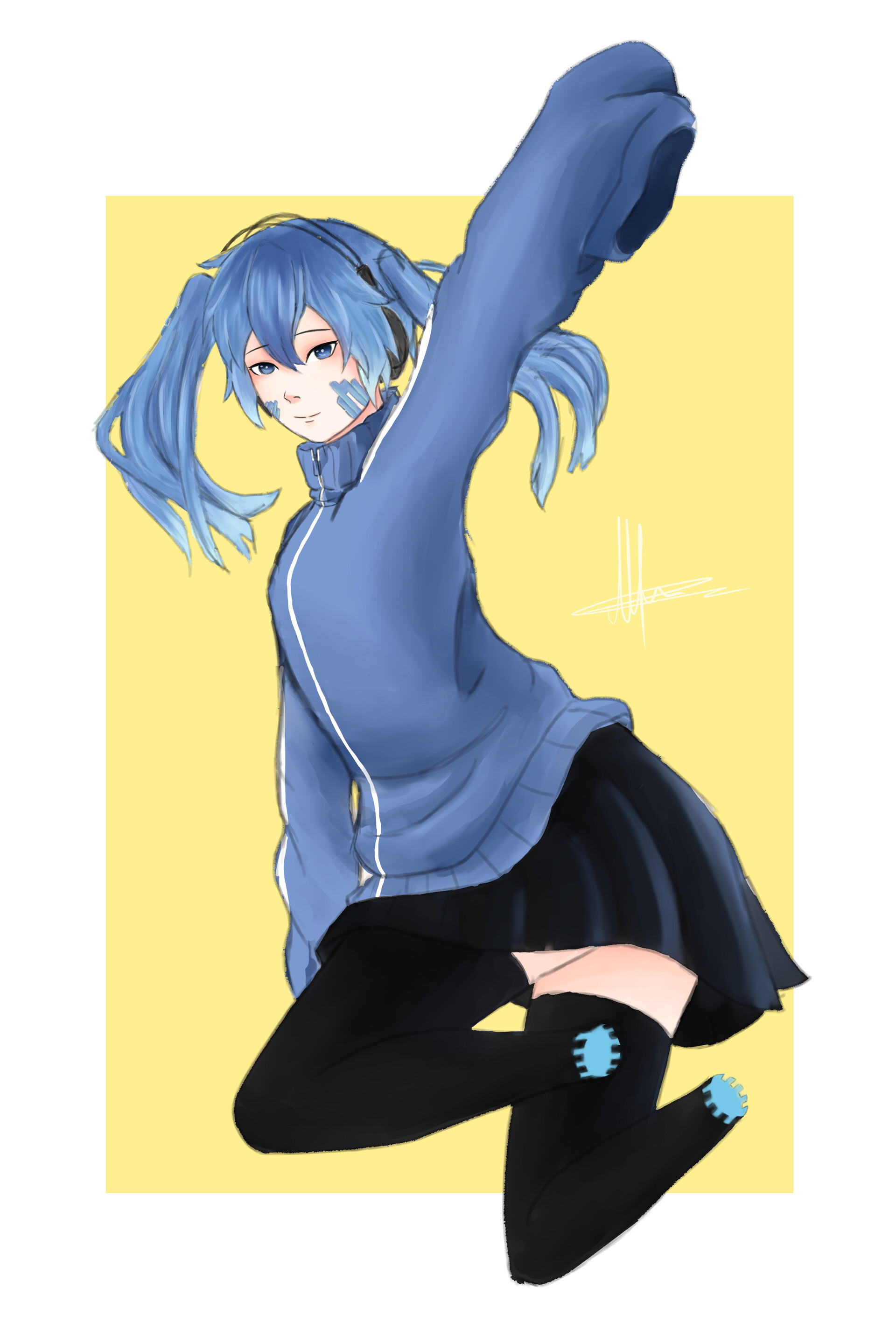 ArtStation - Fan art Ene -Mekakucity Actors