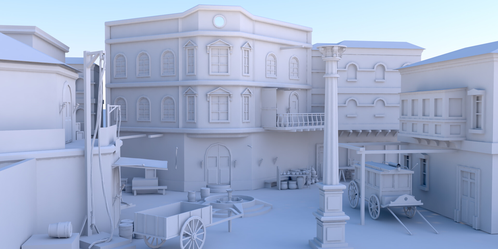 ArtStation - 3d exterior