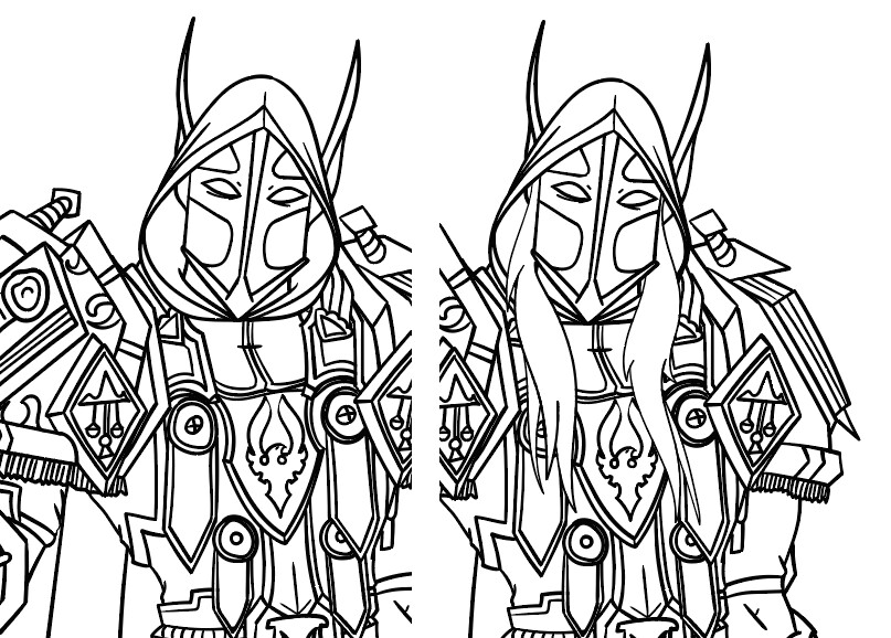 coloring pages warcraft