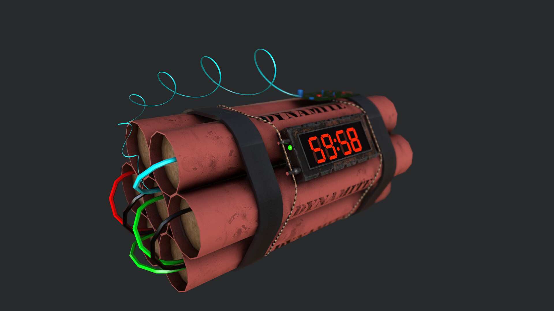 ArtStation - 3d model of Dynamite Game ready Props