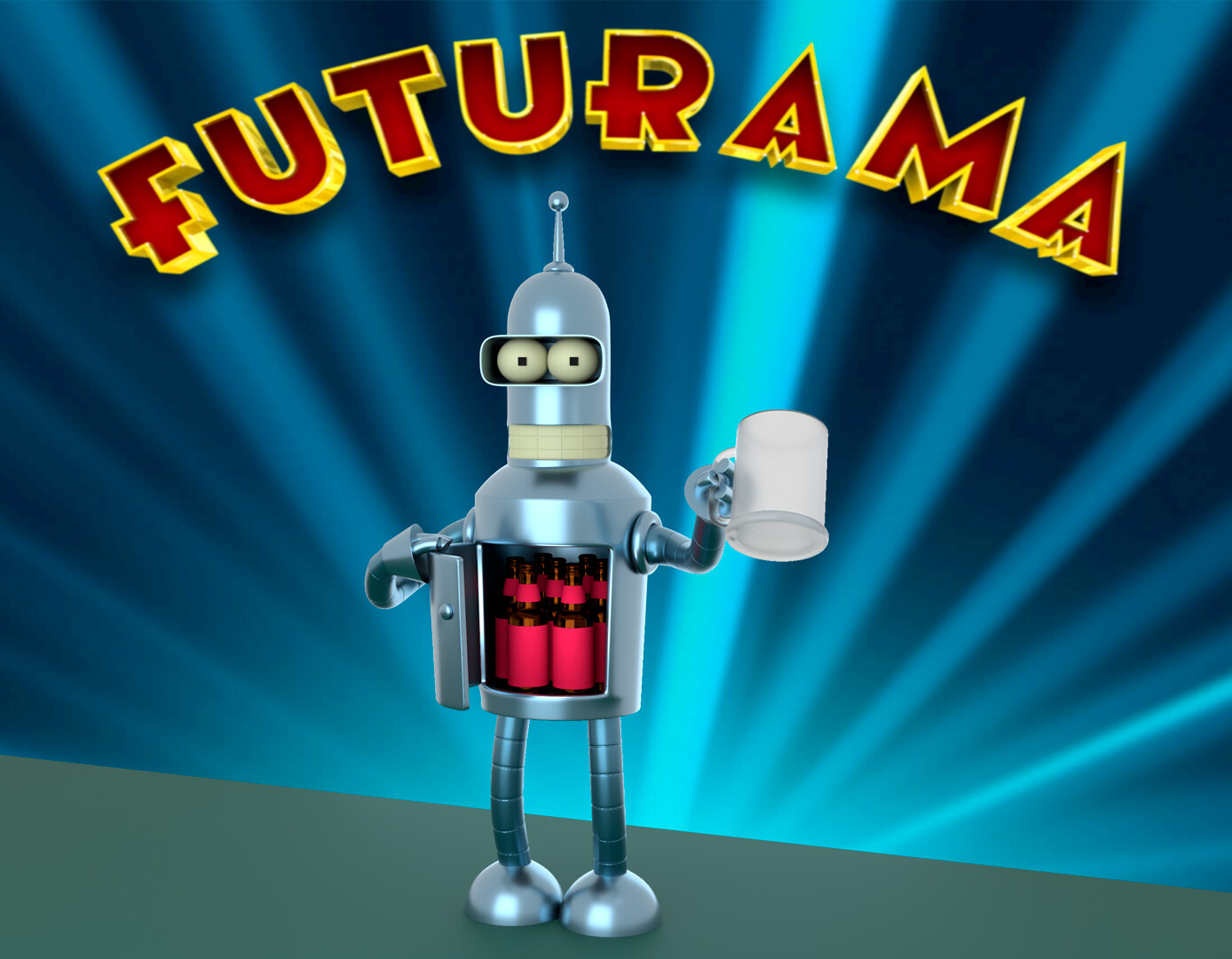 ArtStation - 3D Bender - Futurama