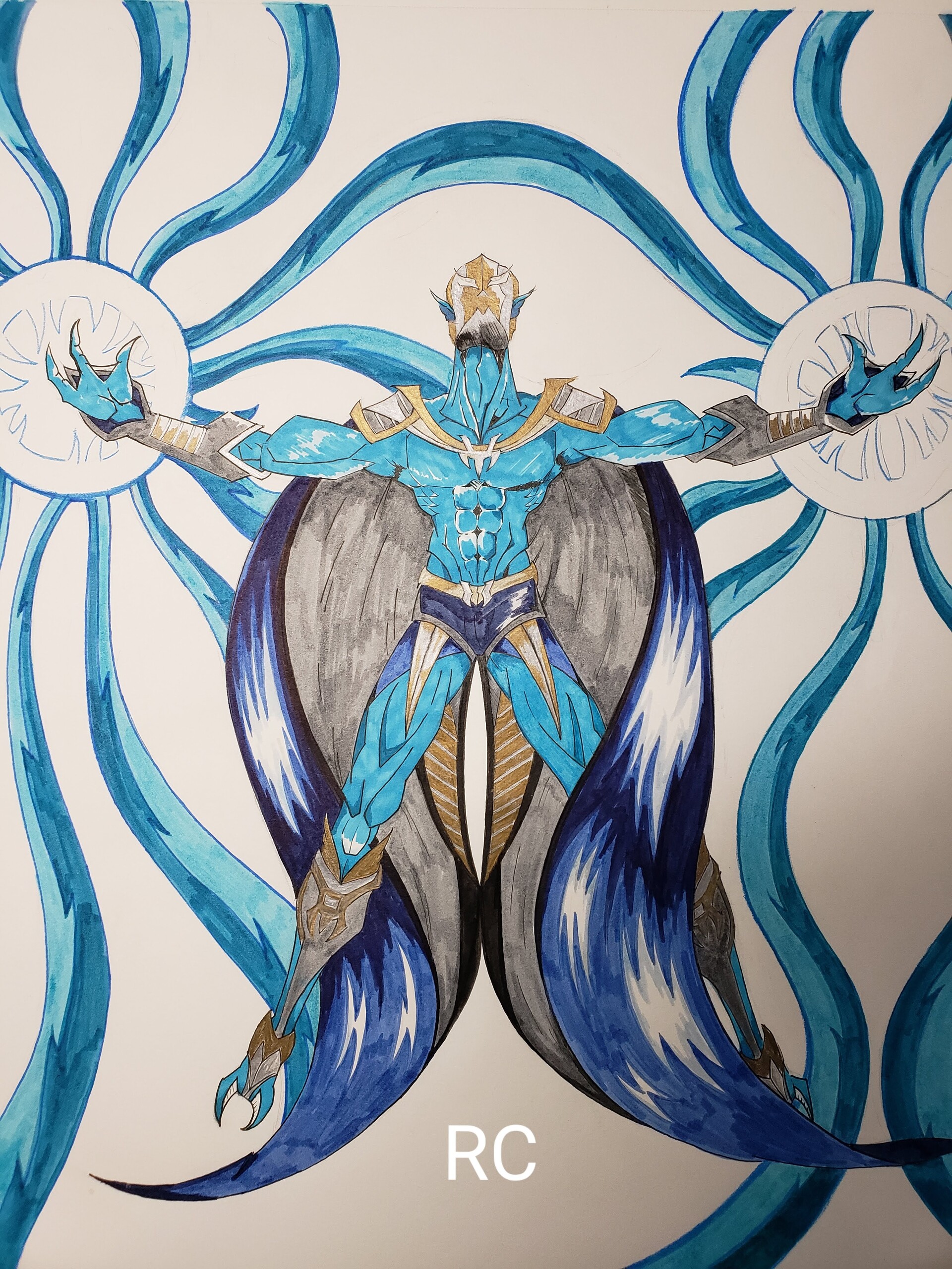 ArtStation - My Version and my Creation of a alien Warlock