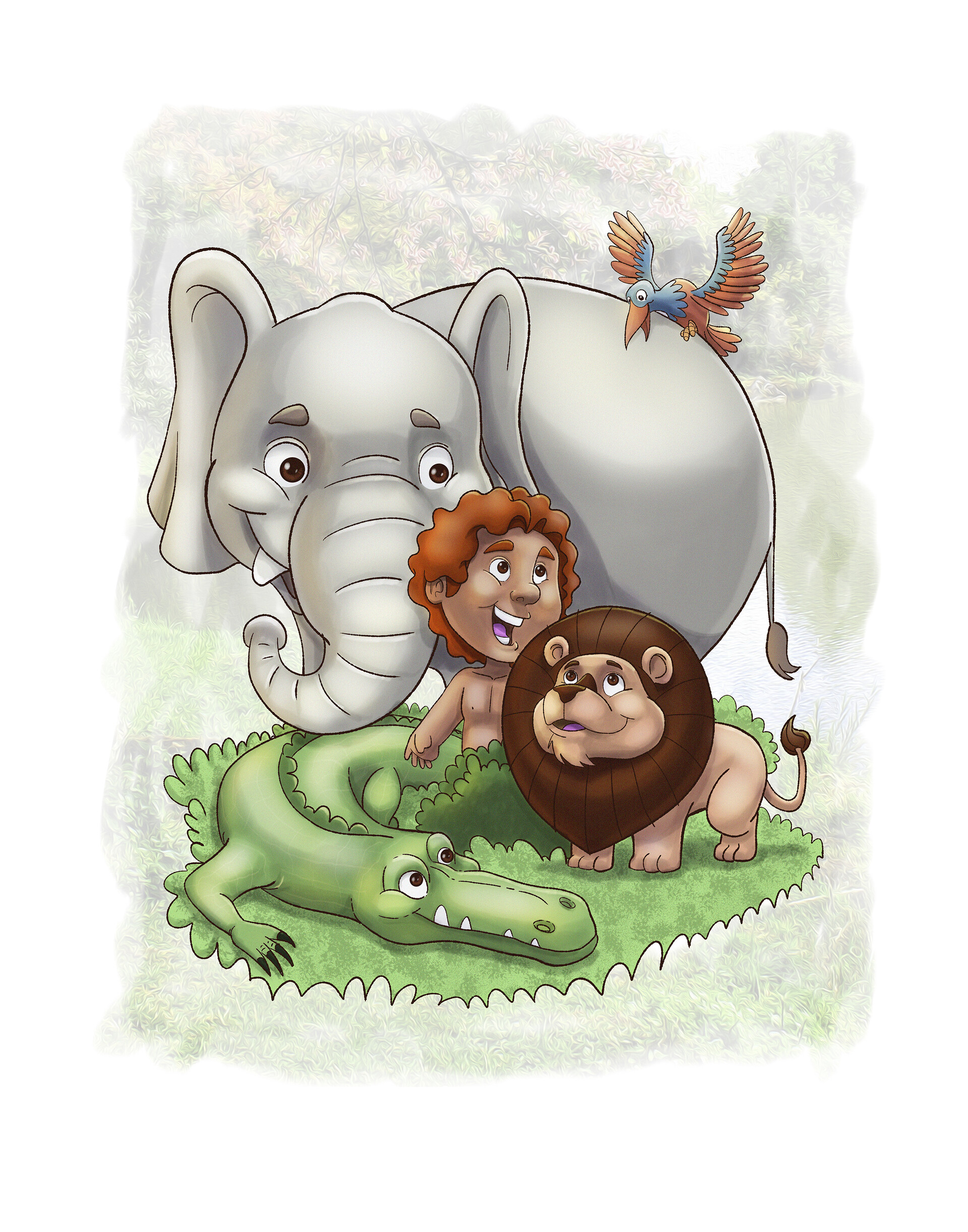 ArtStation - Adan in Eden