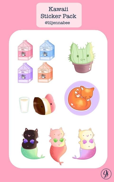 ArtStation - Kawaii Sticker Pack