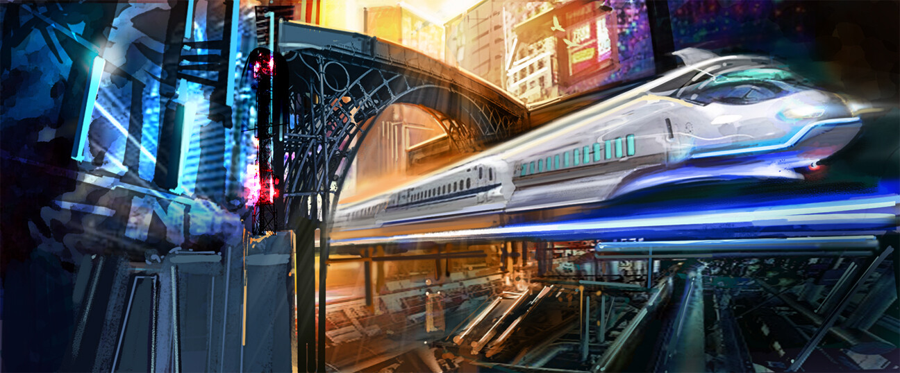 ArtStation - Monorail Concept