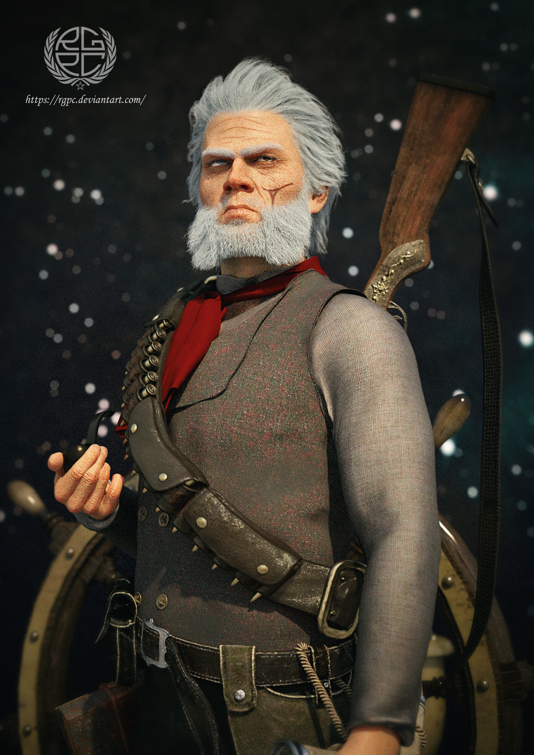 ArtStation - Captain Ahab