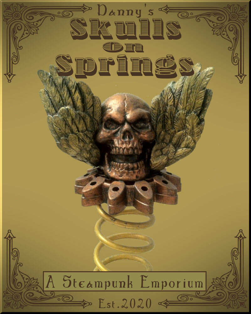 ArtStation - Skulls on Springs - A Steampunk Emporium