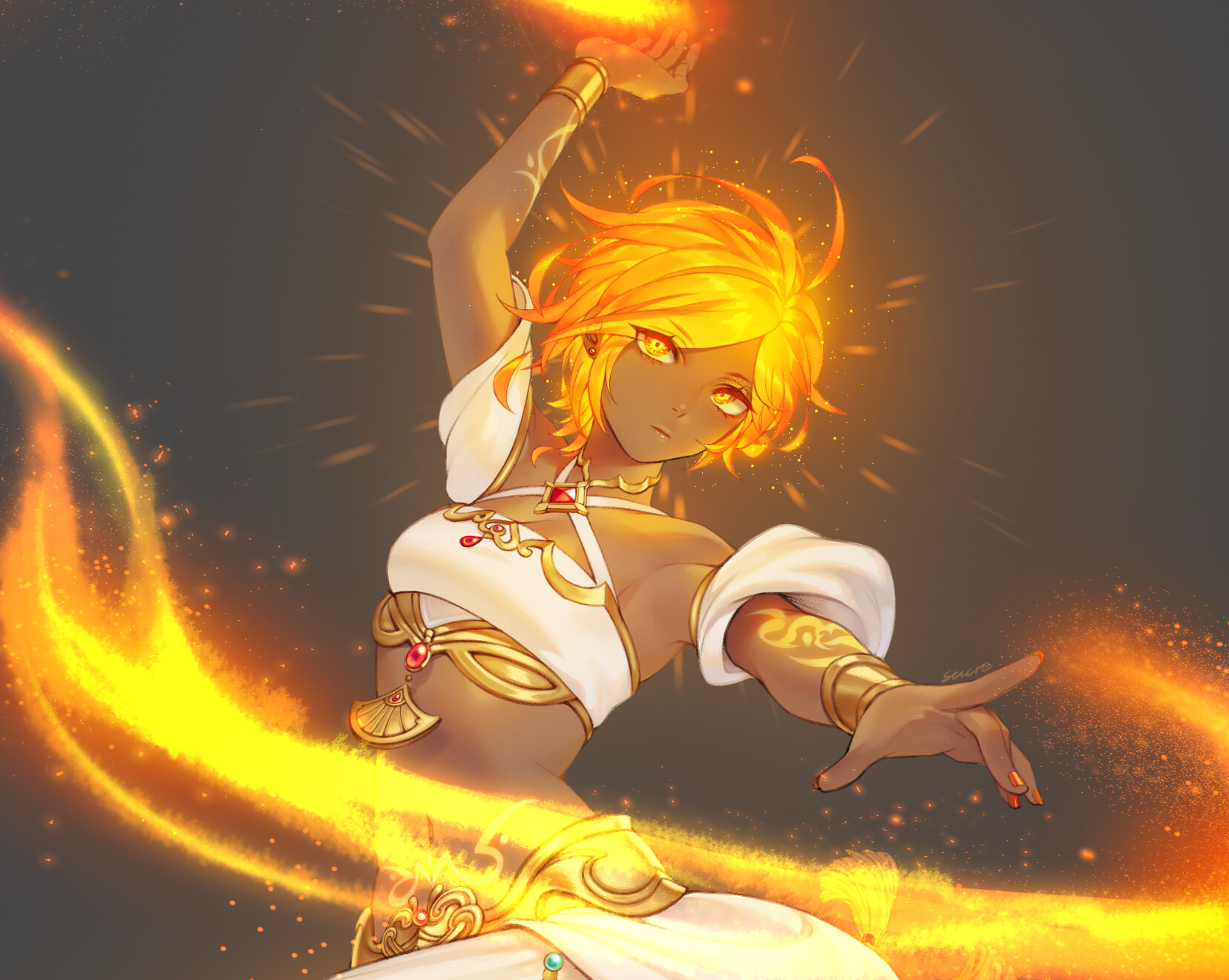 Saeyeon Lee - flame dancer