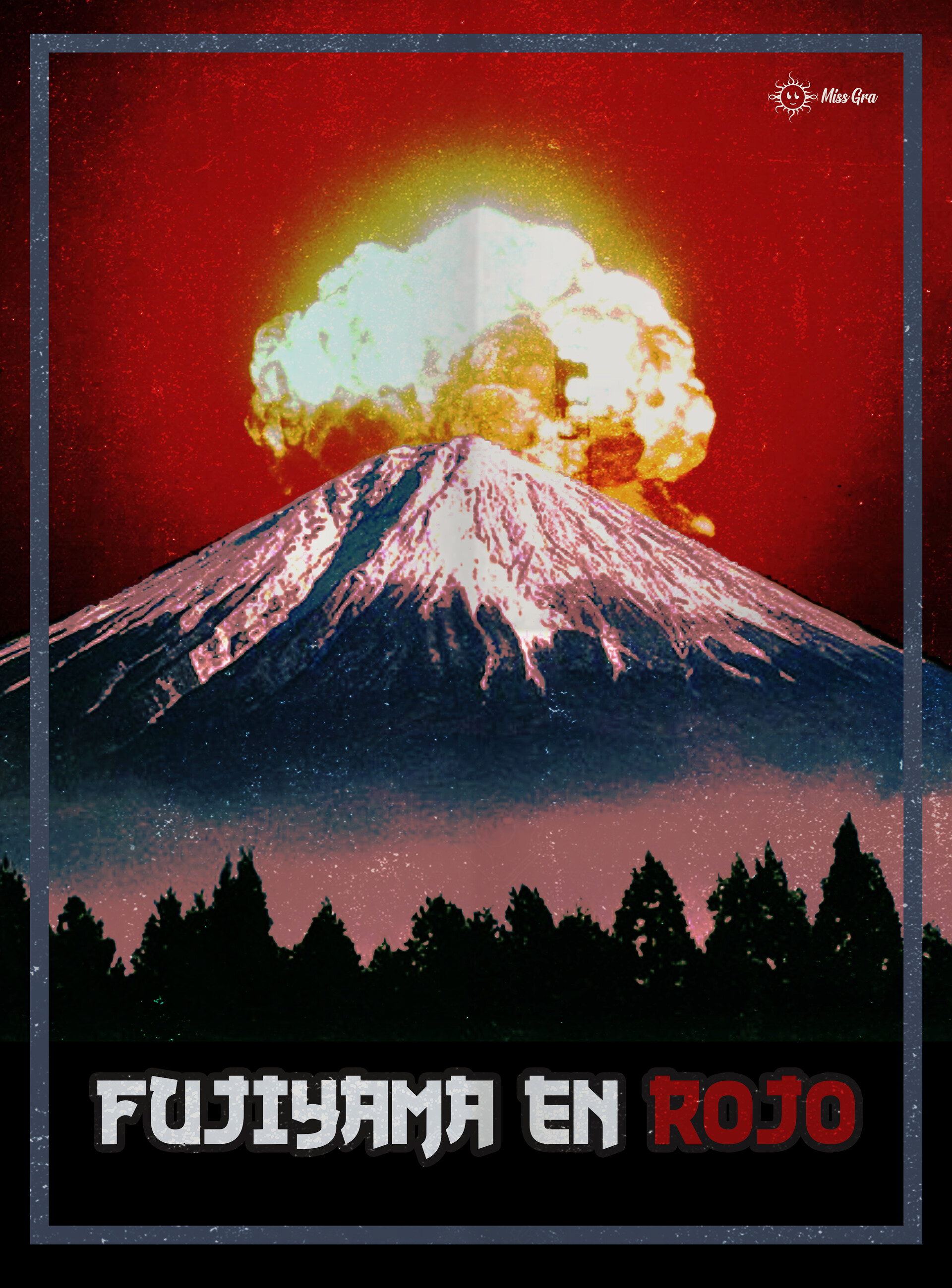 ArtStation - Fujiyama in Red