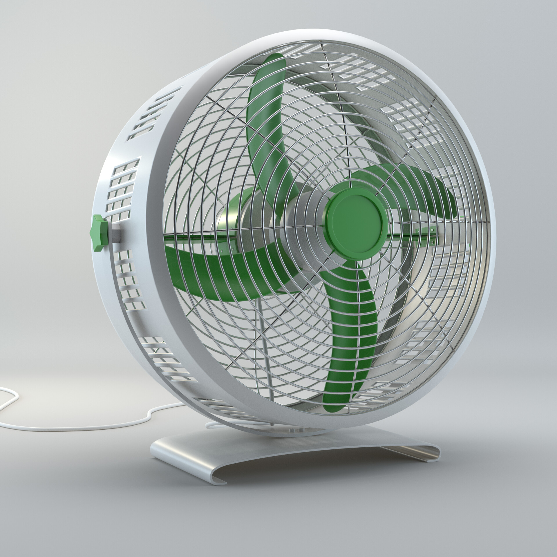 ArtStation - Table Fan high poly model