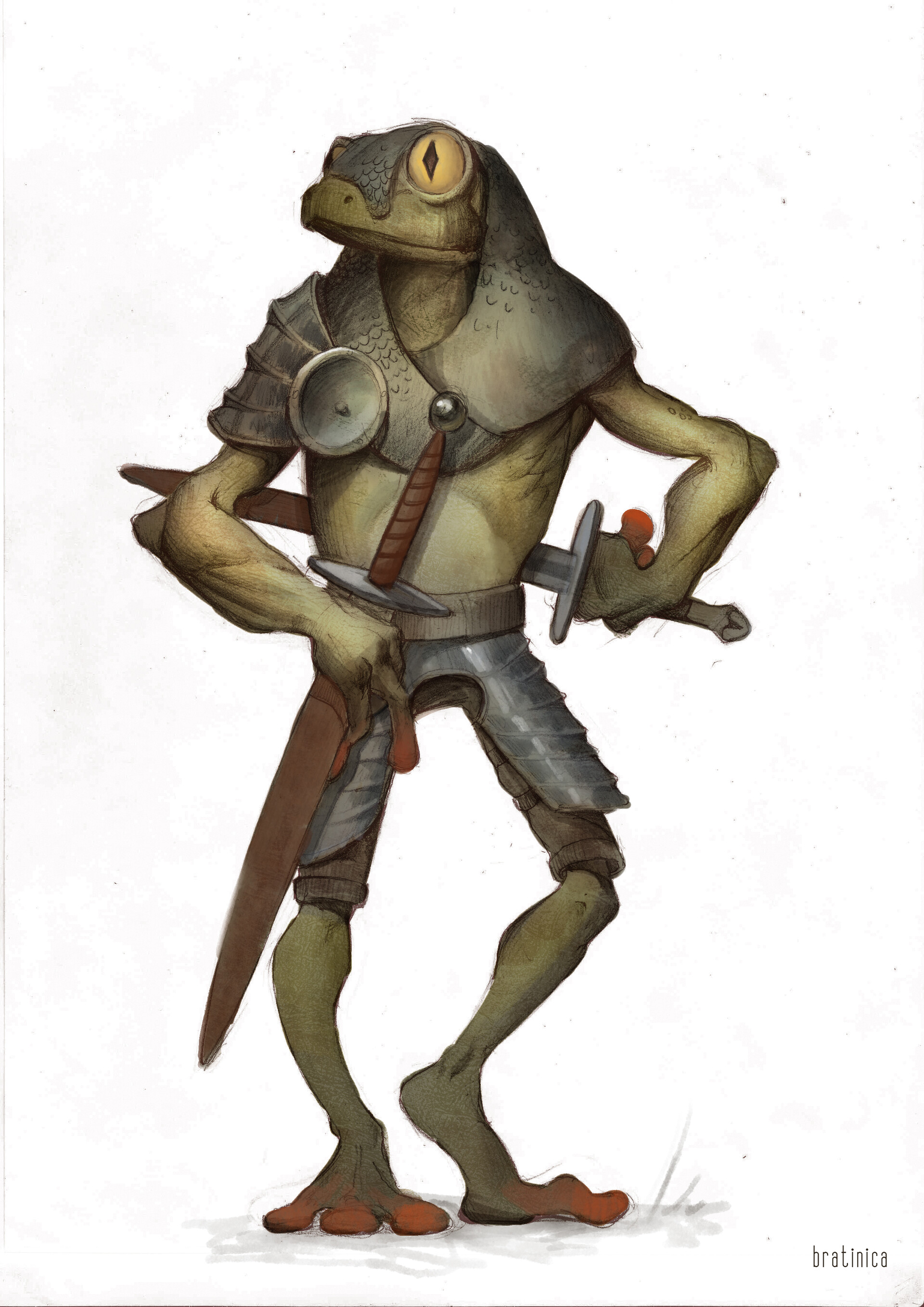ArtStation - Frog knight
