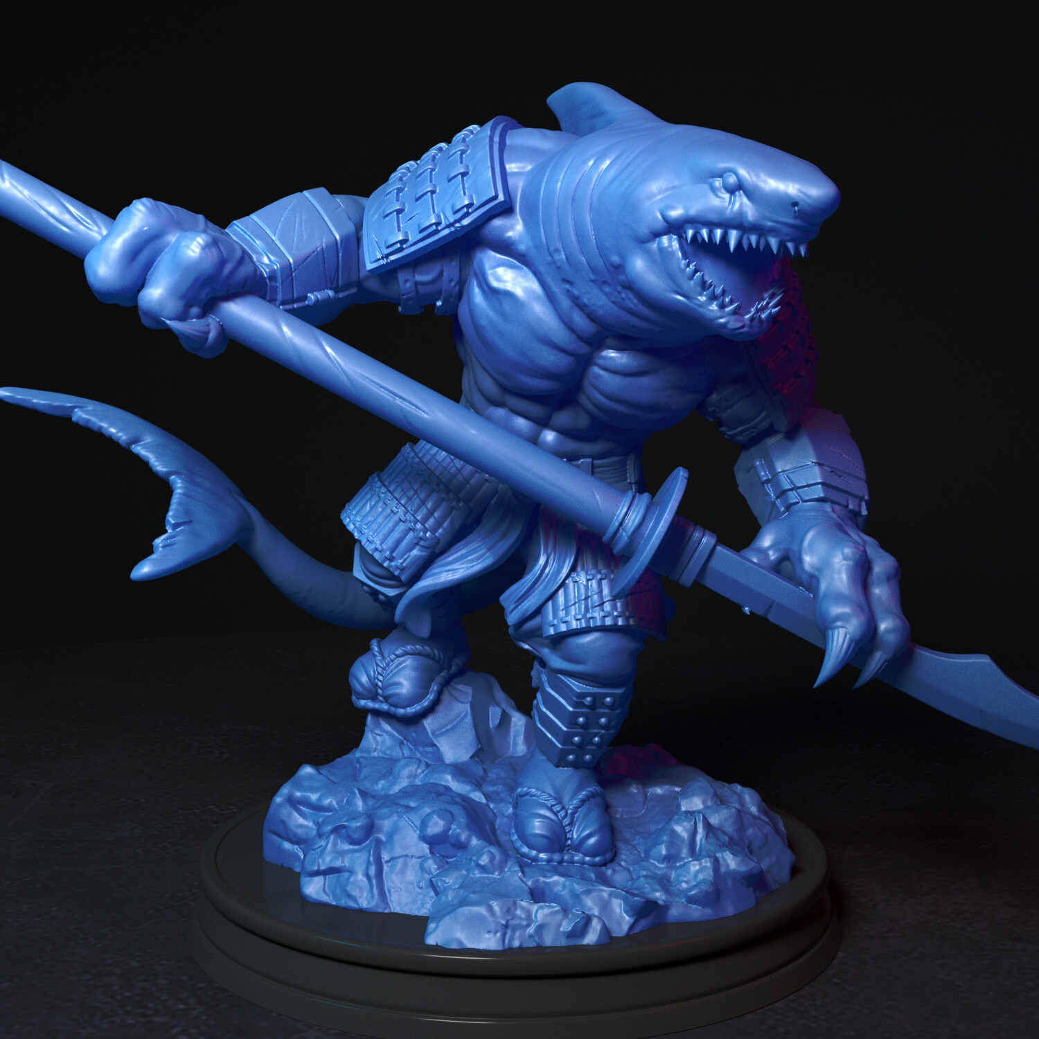 ArtStation - Samurai Shark