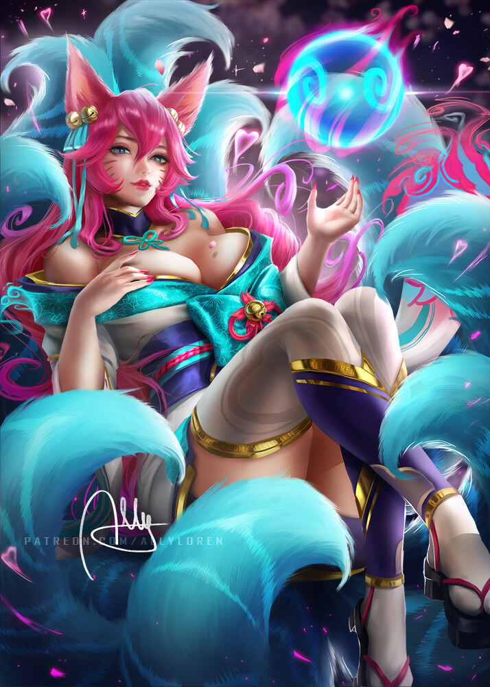 ArtStation - Spirit Blossom Ahri