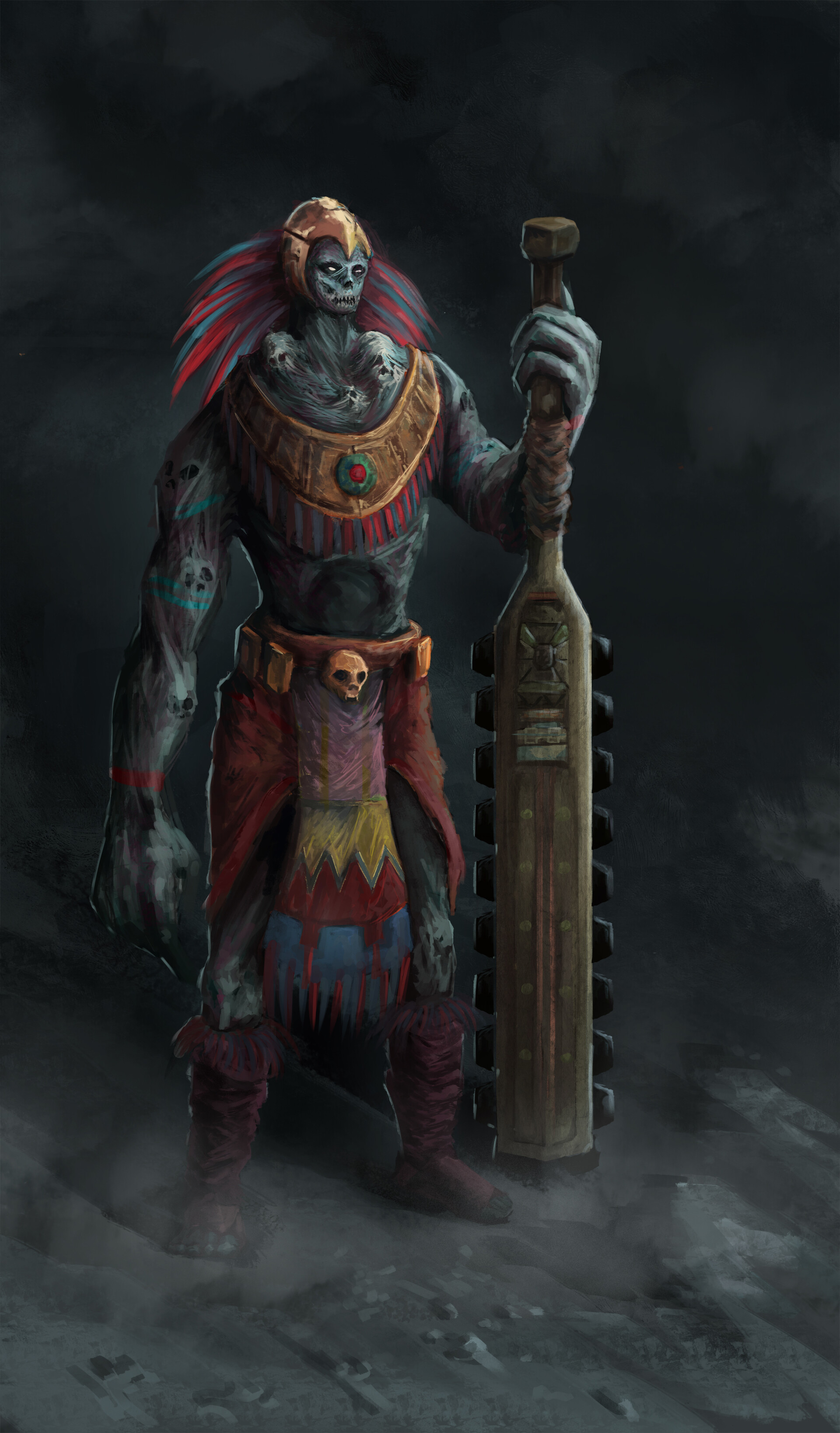 ArtStation - Guardian of Mictlan