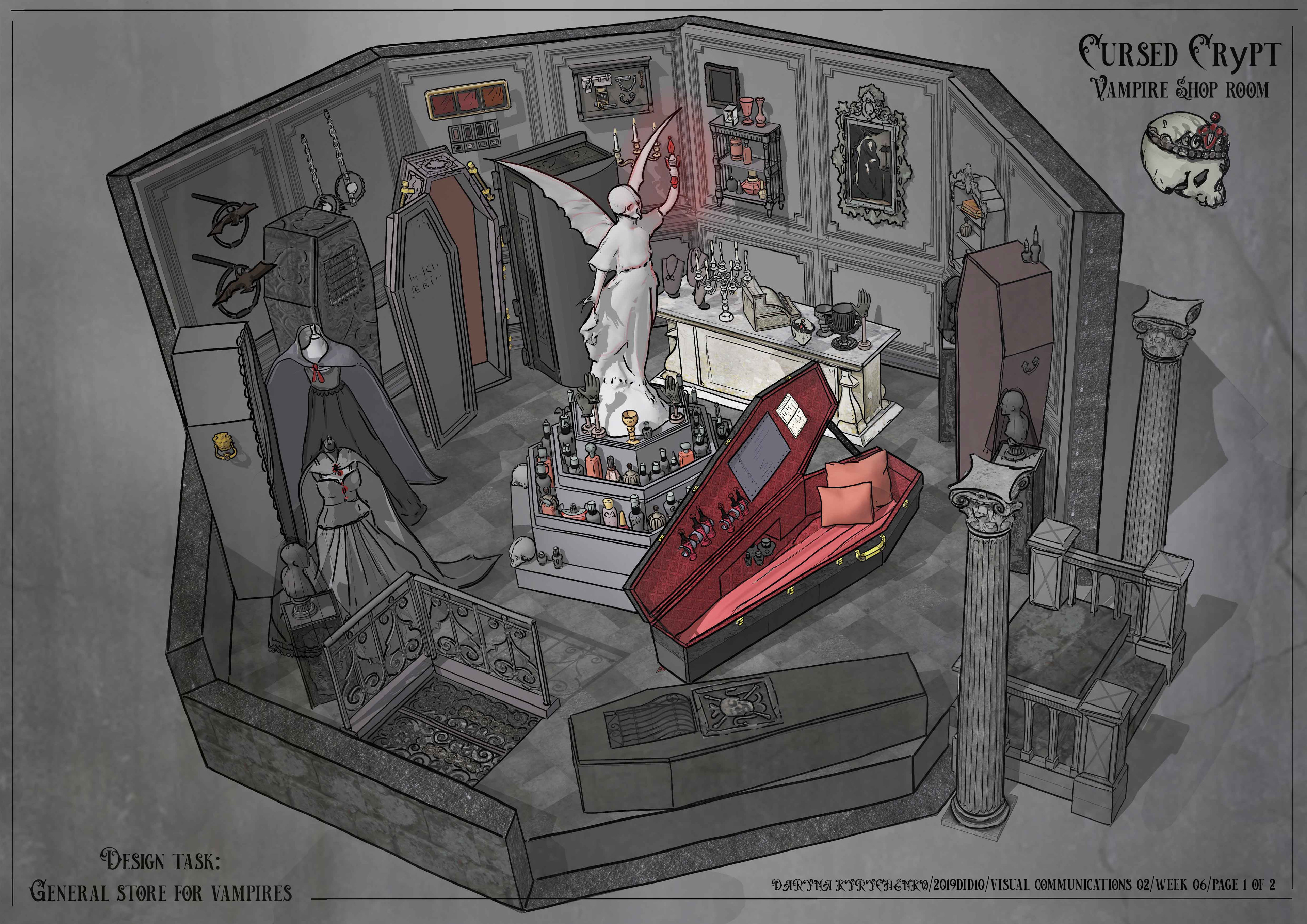 Darina Kai - CURSED CRYPT-VAMPIRE SHOP