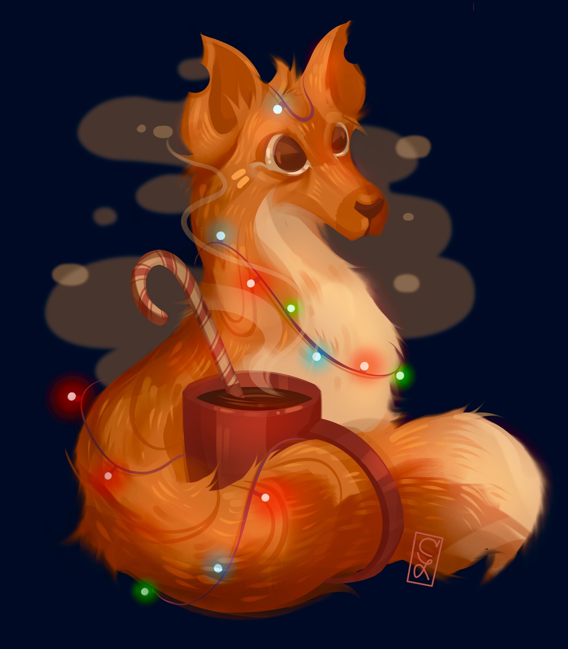 ArtStation - Holiday Fox